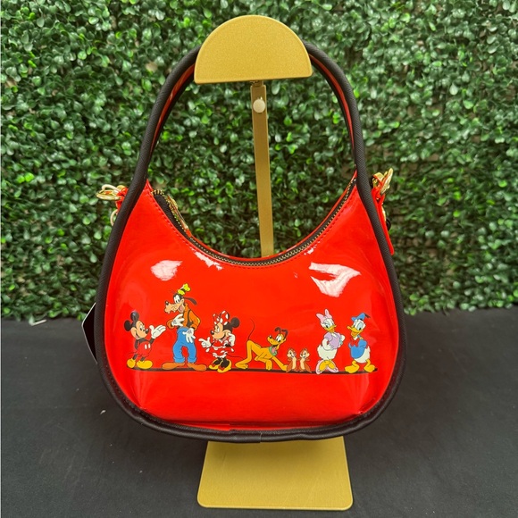 Loungefly | Bags | Loungefly Disney Mickey Mouse Friends Red Vinyl ...